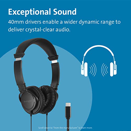 Kensington USB-C Hi-Fi Headphones (K97456WW)