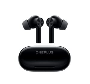 oneplus buds z2 true wireless earbud headphones-touch control with charging case,active noise cancellation,ip55 waterproof stereo earphones for home,sport, obsidian black