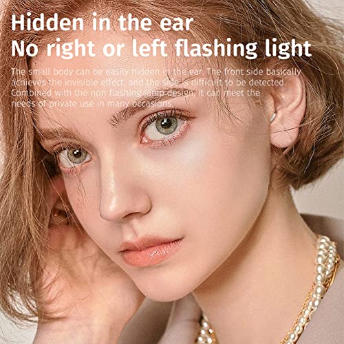 Xmenha Tiny Invisible Sleep Earbuds Wireless Smallest Lightest Tiny Noise Cancelling Ear Buds for Sleeping Quiet-Comfort Mini Sleepbuds Bluetooth 5.3 Hidden Headphones for Side Sleepers/Work (Nude)