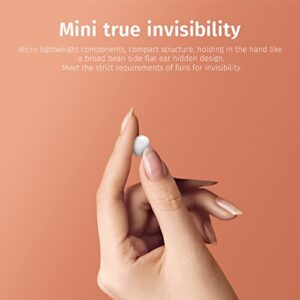 Xmenha Tiny Invisible Sleep Earbuds Wireless Smallest Lightest Tiny Noise Cancelling Ear Buds for Sleeping Quiet-Comfort Mini Sleepbuds Bluetooth 5.3 Hidden Headphones for Side Sleepers/Work (Nude)