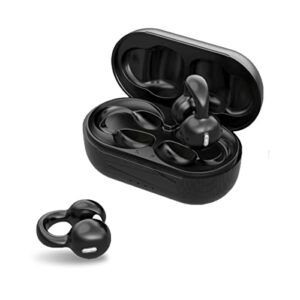 wireless ear-clip bone conduction headphones bluetooth 5.3, open ear clip on headphones for girls,waterproof painless mini sport earring earphone, hifi quality/long battery life