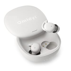 omidyi true wireless sleep earbuds, noise blocking headphones in ear for sleeping, lightweight and comfortable, bluetooth earbuds designed specially to help you fall asleep better [2022 version]