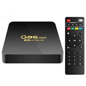 x96 mini android 9.0 tv box amlogic s905w quad core 2gb ram 16gb rom, support 2.4g wifi 100m ethernet 3d/4k hd hdr h.265 android box