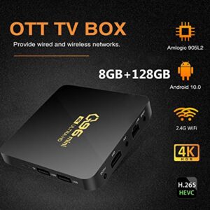 X96 Mini Android 9.0 TV Box Amlogic S905W Quad Core 2GB RAM 16GB ROM, Support 2.4G WiFi 100M Ethernet 3D/4K HD HDR H.265 Android Box