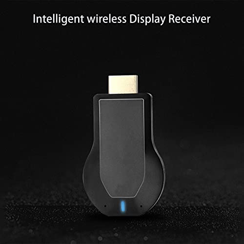 HDMI Wireless Display Adapter, WiFi 1080P Mobile Screen Mirroring Receiver Dongle for iOS for Android Phone to TV Projector Support for Miracast / DLNA