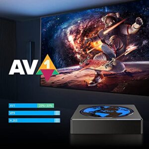 Android 11.0 TV Box,X98 Mini Amlogic S905W2 Quad Core RAM 4GB ROM 32GB Dual WiFi 2.4G/5.8G BT4.2 4K 6K AV1 Home Smart Media Player Android 11.0 TV Box X98 Set top Box