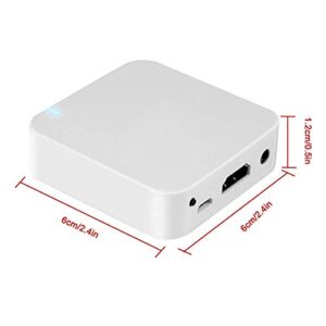 AV+HDMI Screen Mirroring,Smart Wireless Dispaly Box Car,Car WiFi Display Box Miracast Airplay,Wireless Display Adapter,Dongle Screen Mirroring Phone to TV/Projector Receiver for iOS/Windows/Android