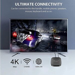 X88 PRO T 5G Android 10.0 TV Box 2GB RAM 16GB ROM Allwinner H313 Quad-Core 64bit with Dual-WiFi 2.4G/5.8 GHz Ultra HD 6K H.265 WiFi Home TV Box