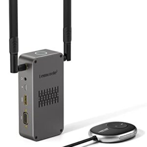 Wireless HDMI Transmitter and Receiver 4K - Wireless HDMI Extender 5G Kit, 165FT Range Signal Through Walls/Floors, Streaming from Laptop, Phone, Netflix, YouTube, PS5 to HDTV/Projector