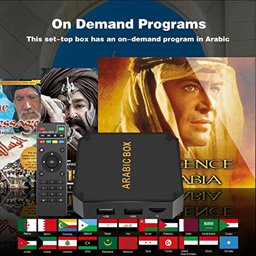 A1 2023 Arabic TV Box Arabic Box with Thousands of Shows in HDR Image Quality in Portable Box with 64bit