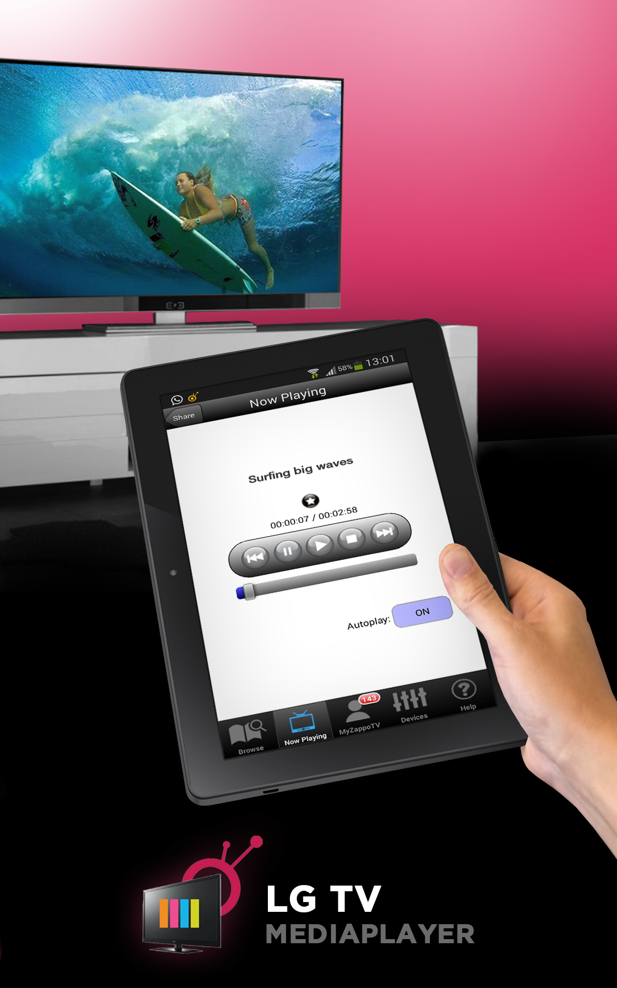 LG TV Media Player