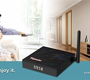 Android 12.0 TV Box,TX68 4GB RAM 32GB ROM H618 Quad-Core 64bit CPU Support WiFi6 Dual 2.4G/5.8G WiFi Ethernet BT5.0 4K 6K HDR10 Ultra HD Smart Home Player Tanix Set Top Box