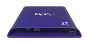 brightsign xt243 | 4k dual video decode standard i/o player