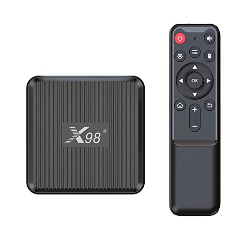 Android 11.0 TV Box,X98Q Amlogic S905W2 Quad Core X96Q Upgraded RAM 2GB ROM 16GB Dual WiFi 2.4G/5.8G 4K 6K AV1 Home Smart Media Player Android TV Box Set top Box