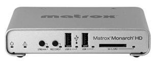 matrox monarch hd simultaneous live streaming & recording