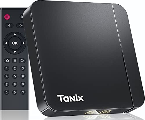 Android TV Box 11.0, Android 11 TV Box Amlogic S905W2 Quad Core 64 Bits 4GB RAM 32GB ROM AV1 4K 3D Android Box