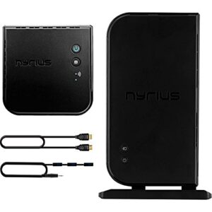 Nyrius Aries Home HDMI Digital Wireless Transmitter & Receiver for HD 1080p Video Streaming with IR Remote Extender (NAVS500) - Pack of 2