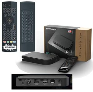 new 2021 formuler cc 4k hybrid uhd + atsc ultra media receiver 2gb ram 16gb memory+ bonus secureteks premium airmouse with keyboard and backlit.