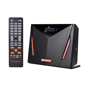 gtmedia v8 uhd 4k ultra hd digital satellite receiver, fta h.265 tv sat decoder dvb-s/s2/s2x+t/t2/cable/isdb-t/atsc-c, built-in 2.4g wifi, supports ca smart card, biss auto-roll.