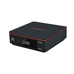 gt media v9 prime digital satellite receiver h.265 fta free to air dvb-s/s2/s2x 10bit hevc built-in 2.4g wifi support ca card, biss auto roll.