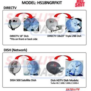 HotShot Satellite Dish Heater - 18-22 in. Dishes