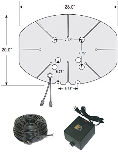 Directv Satellite Dish Heater for a Slimline Dish with power and cable