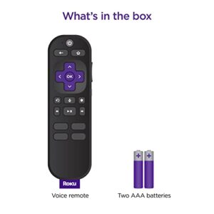 Roku Voice Remote (Official) for Roku Players, Roku Audio, and Roku TV