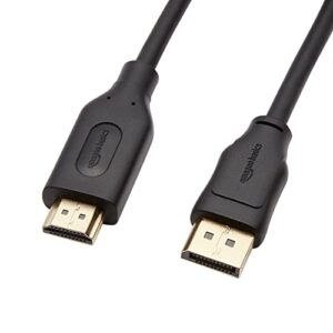 amazon basics uni-directional displayport to hdmi display cable 4k@30hz – 6 feet