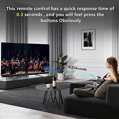 LOUTOC Universal TV Remote for All Roku TV,Replacement for TCL Roku/for Hisense Roku/for Sharp Roku TV,TV Remote with Netflix Disney+/Hulu/Prime Video