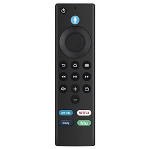 allimity replacement voice remote (3rd gen) l5b83g with tv controls fit for amazon fire tv stick (2nd gen, 3rd gen, lite, 4k), fire tv cube (1st gen and later), and fire tv (3rd gen)