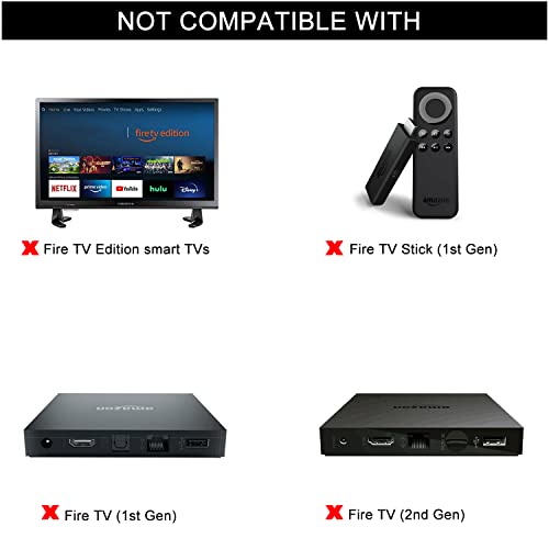 Allimity Replacement Voice Remote (3rd GEN) L5B83G with TV Controls fit for Amazon Fire TV Stick (2nd Gen, 3rd Gen, Lite, 4K), Fire TV Cube (1st Gen and Later), and Fire TV (3rd Gen)