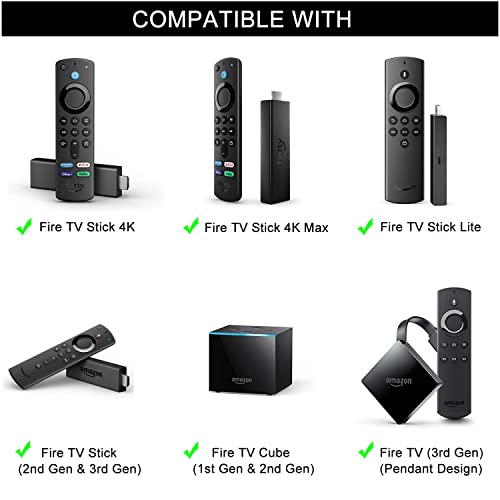 Allimity Replacement Voice Remote (3rd GEN) L5B83G with TV Controls fit for Amazon Fire TV Stick (2nd Gen, 3rd Gen, Lite, 4K), Fire TV Cube (1st Gen and Later), and Fire TV (3rd Gen)