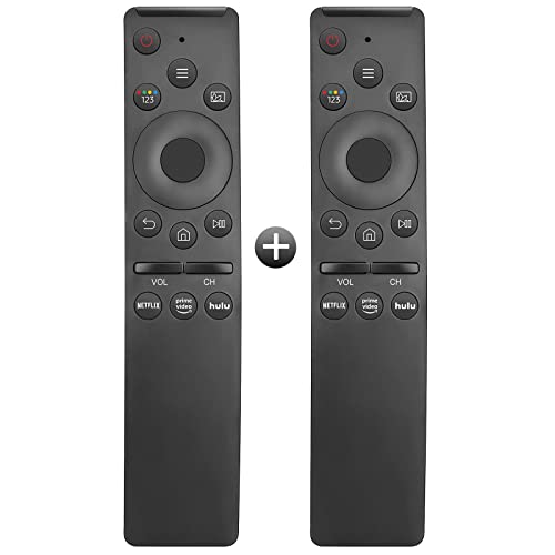 【Pack of 2】 New Universal Remote Control for All Samsung TVs,Compatible with Samsung Frame Crystal UHD Neo QLED OLED 4K 8K Smart TVs with Netflix, Prime Video, hulu