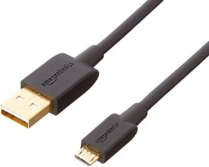 amazon basics usb 2.0 a-male to micro b cable, 6 feet, black, printer