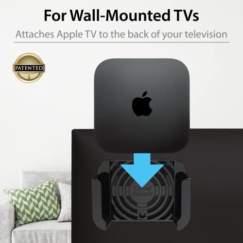 TotalMount Apple TV Mount – Compatible with all Apple TVs (including new 2022 models, 2021 models, and Apple TV 4K)