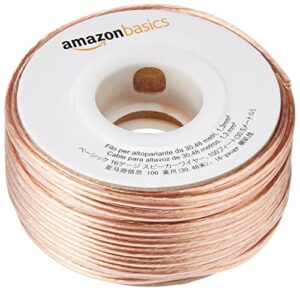 amazon basics 16-gauge speaker wire cable, 100 feet