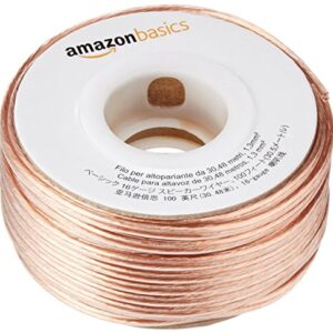 Amazon Basics 16-Gauge Speaker Wire Cable, 100 Feet