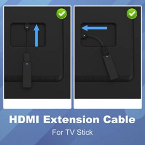 VCE HDMI Extension Cable Male to Female Adapter Short HDMI Extender Support 4K 3D Compatible with Google Chrome Cast, Roku Stick, HDTV, Laptop and PC