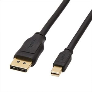 amazon basics 4k mini displayport to displayport cable – 6 feet, black