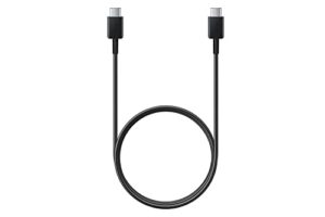 samsung galaxy usb-c cable (usb-c to usb-c) – black – us version with warranty, laptop