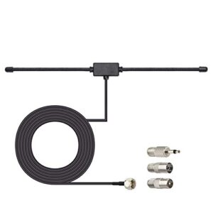 bingfu fm radio antenna fm dipole antenna fm antenna for stereo receiver indoor pioneer onkyo yamaha marantz bose wave music system fm radio home stereo receiver av audio video home theater receiver