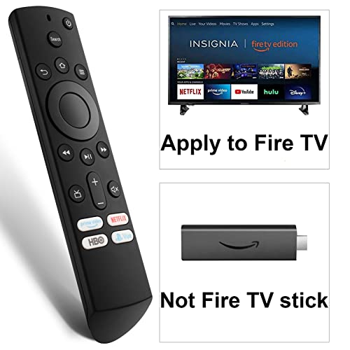 Universal Remote Control for Insignia fire TV and Toshiba fire TV Remote with Prime Video/Netflix/HBO, Vue Shortcut Keys