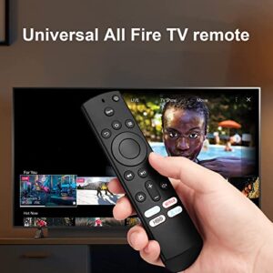 Universal Remote Control for Insignia fire TV and Toshiba fire TV Remote with Prime Video/Netflix/HBO, Vue Shortcut Keys