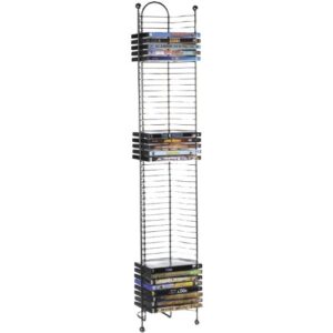 atlantic 52-dvd/blu ray disc tower – pn 63712035 in gunmetal