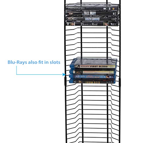 Atlantic 52-DVD/BLU Ray Disc Tower - PN 63712035 in Gunmetal