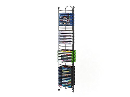 Atlantic 52-DVD/BLU Ray Disc Tower - PN 63712035 in Gunmetal