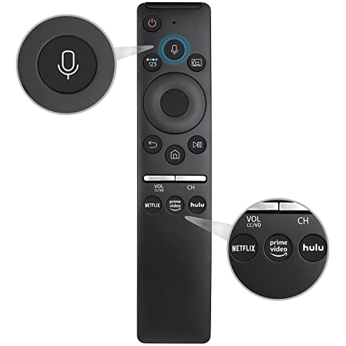 LOUTOC Replacement Voice Remote for Samsung Smart TVs, for Samsung-TV-Remote with Voice Function, for Samsung Crystal UHD QLED Curved 4K 8K Smart TVs(2020/2021)