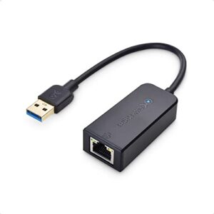 cable matters plug & play usb to ethernet adapter with pxe, mac address clone support (usb 3.0 to gigabit ethernet, ethernet to usb, ethernet adapter for laptop) supporting 10/100/1000mbps in black