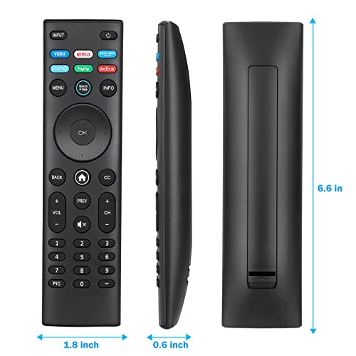 OMAIC XRT140 Universal Remote Control for All VIZIO LED LCD HD 4K UHD HDR Smart TVs