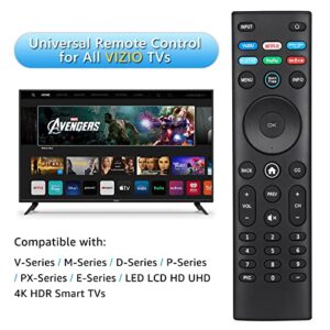 OMAIC XRT140 Universal Remote Control for All VIZIO LED LCD HD 4K UHD HDR Smart TVs